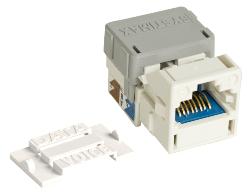 CommScope Modular Jack, RJ45 Cat6A Unshielded 760092429 | MGS600-WH ...